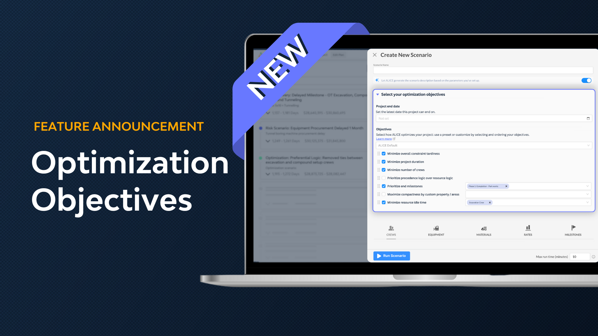 ALICE Technologies Launches Optimization Objectives for Smarter Schedule Customization